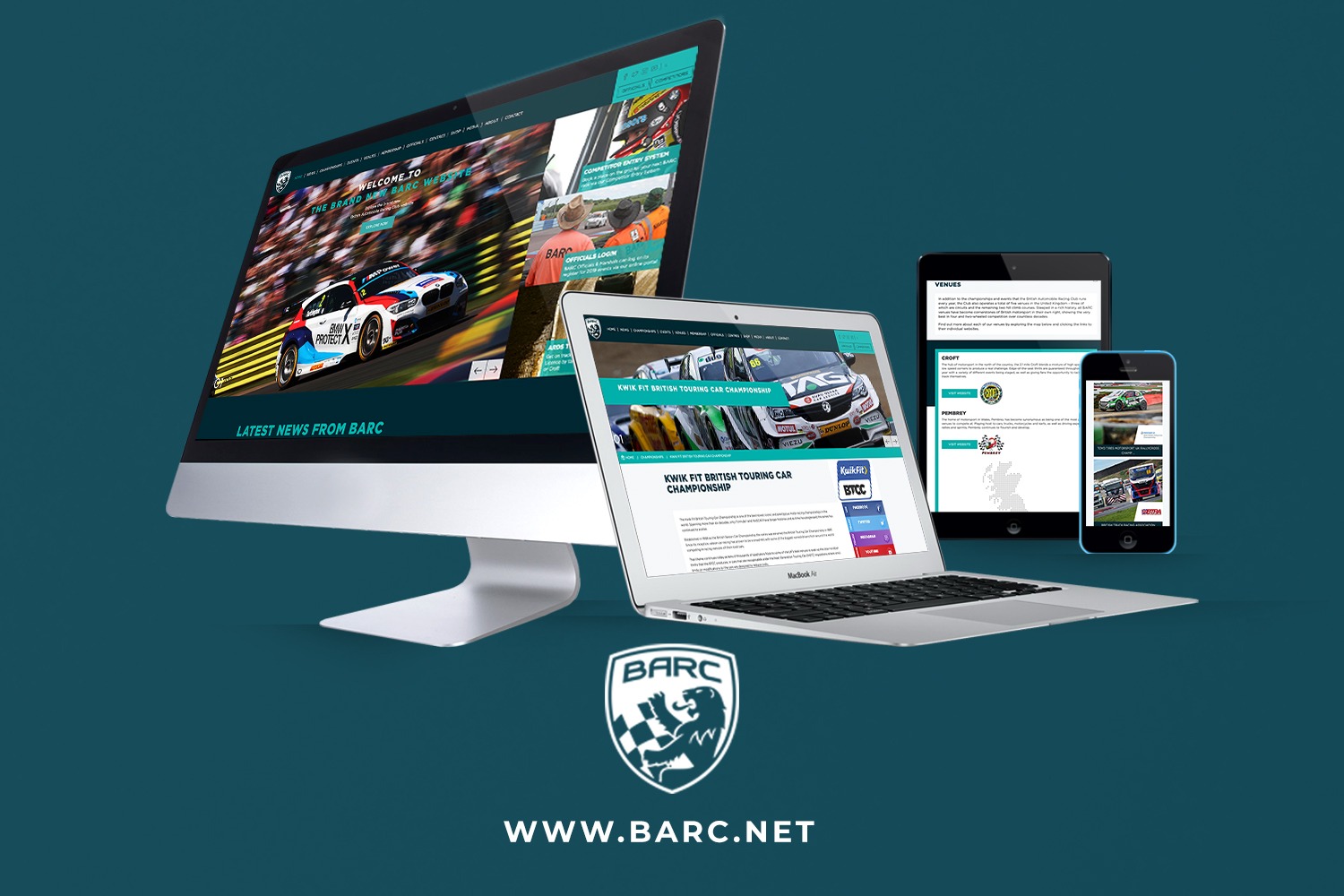 BARC launches brand new striking website look – Welcome to the BARC